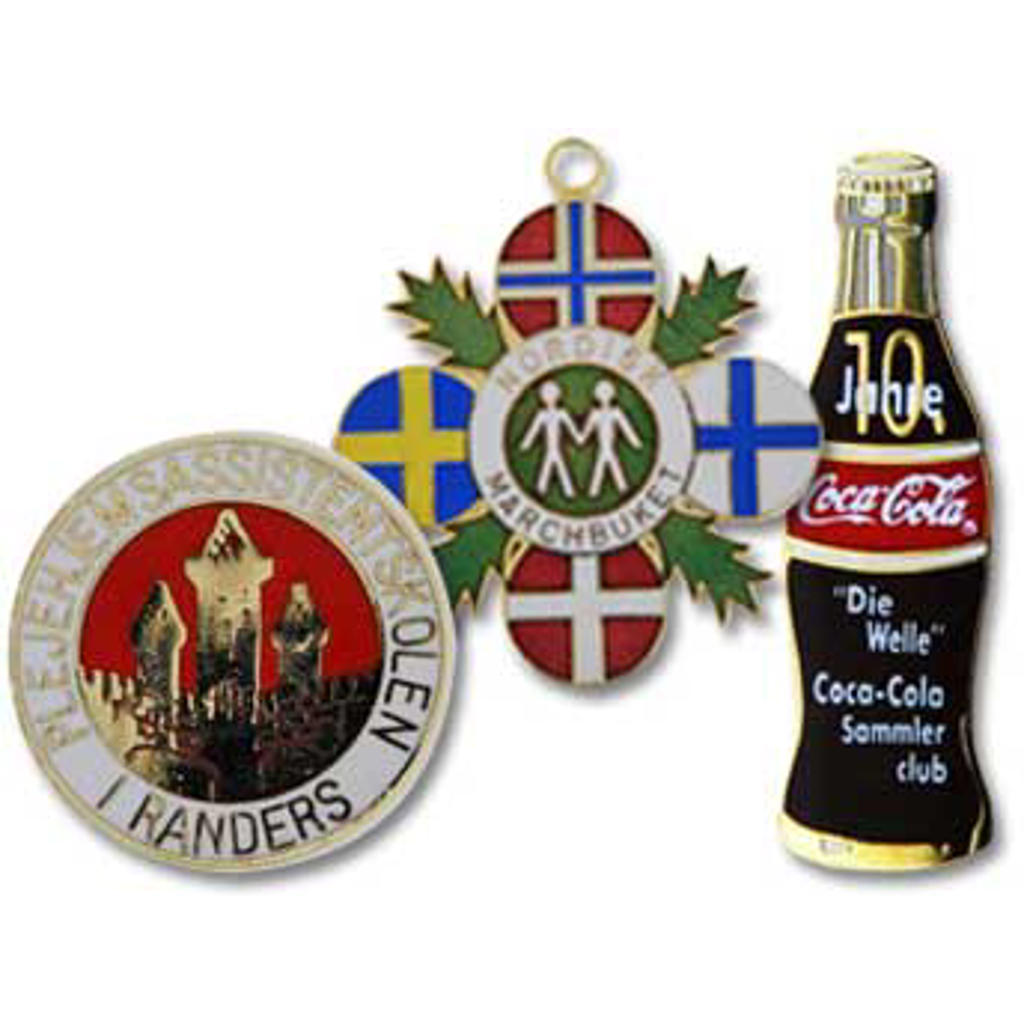 Køb Pins med hård emalje hos Jydsk Emblem Fabrik A/S